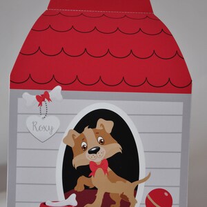 Puppy Dog Birthday Party Printable Dog House Favor Box / Dog Spa Party ...