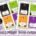 Halloween Party Food Tent Cards / Halloween Printable Treat - Etsy