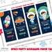 Outer Space Printable Bookmarks / Space Party Favors / - Etsy