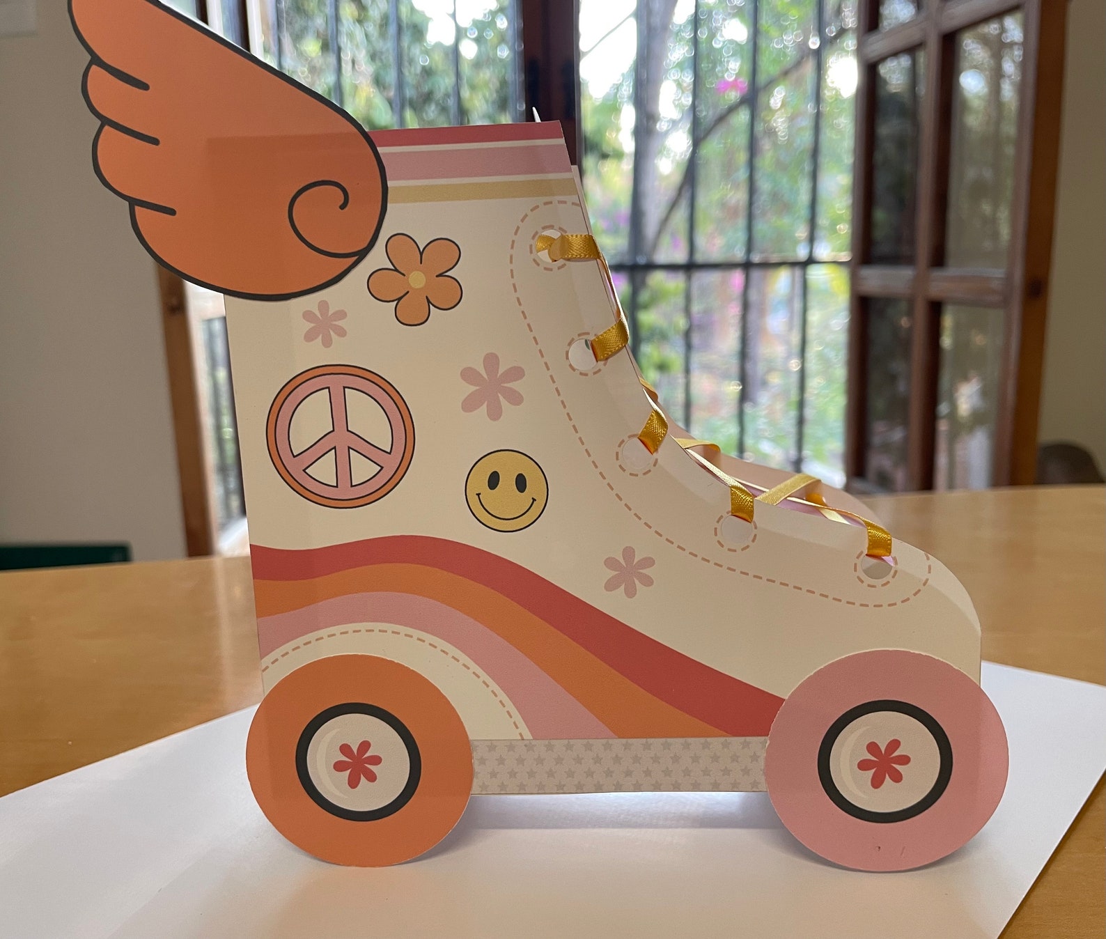 TWO GROOVY Roller Skate Party Favor Boxes / Skate Favors Treat | Etsy