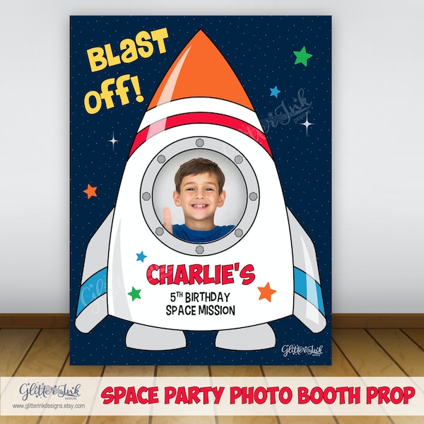 Rocket Photo Booth Props - Etsy