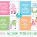 Outdoor Easter Scavenger Hunt for Kids / Easter Egg Hunt Clues ...