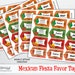 Cinco De Mayo Party Tags / Mexican Fiesta Cupcake Toppers / - Etsy
