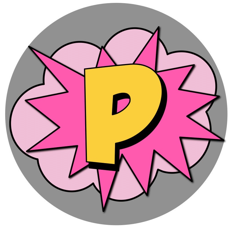 Pink Super Hero Party Printable Banner / Super Girl Circle - Etsy Canada