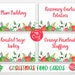 Christmas Table Printable Place Settings / Christmas Decor Editable ...