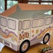 Groovy Party Hippie Bus Printable Favor Box / Retro Van Birthday Party ...