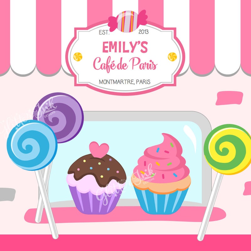 Bake Shop Backdrop - Etsy