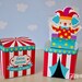 Circus Carnival Clown Jack in the Box Pop up Favor Box PDF Printable ...