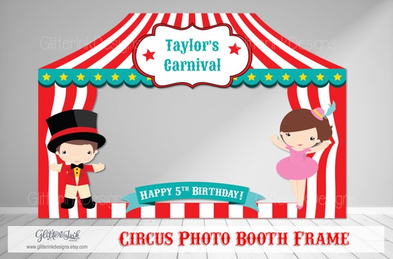 Circus Photo Booth Props Printable