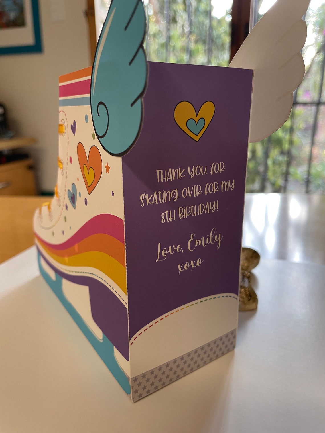 Ice Skate Favor Box / Ice Skating Party Favors / Groovy - Etsy