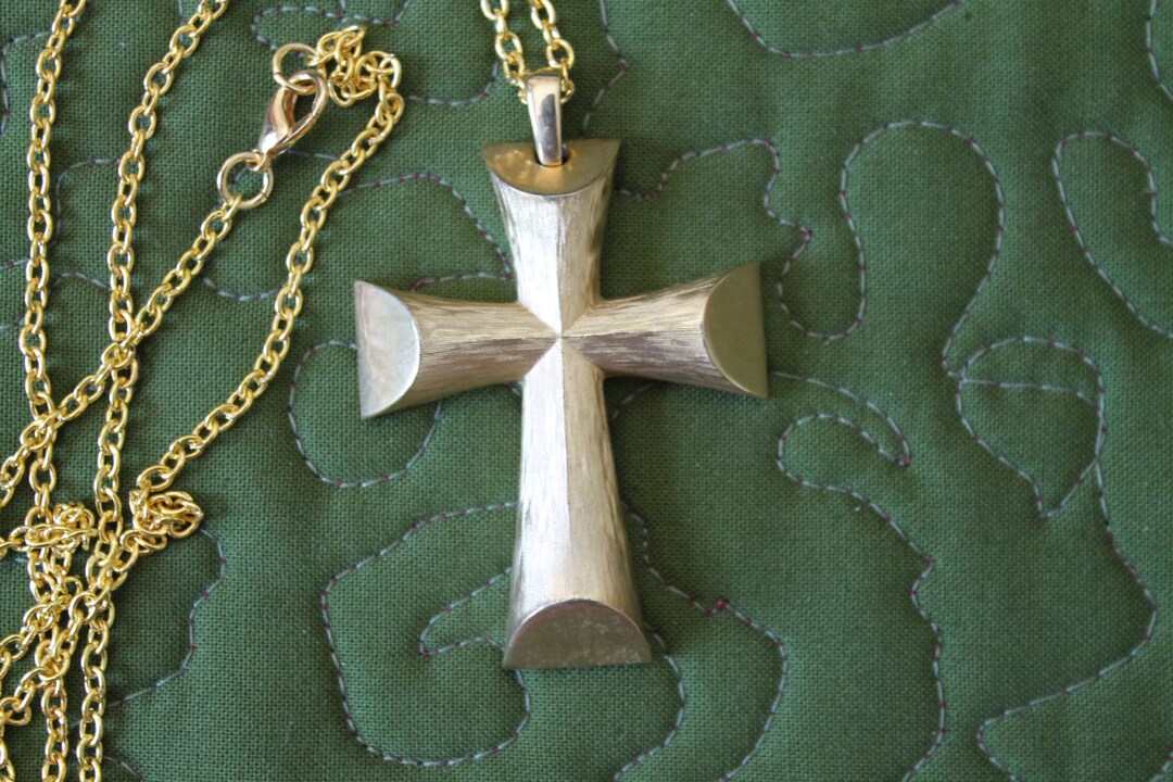 Avon Cross on a Gold Plated Chain, Cross, Avon, Birthday Gift ...