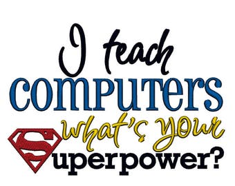 I Teach Music Whats Your Superpower. INSTANT DOWNLOAD. | Etsy