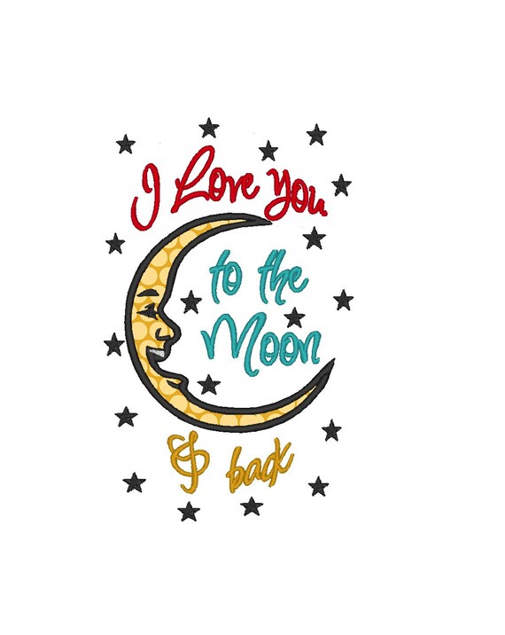 Craft Supplies & Tools Sewing & Needlecraft Embroidery I Love You To ...