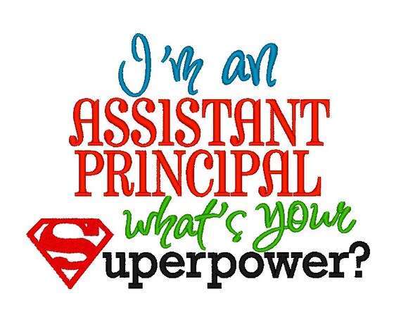 I'm an Assistant Principal What's Your Superpower. | Etsy