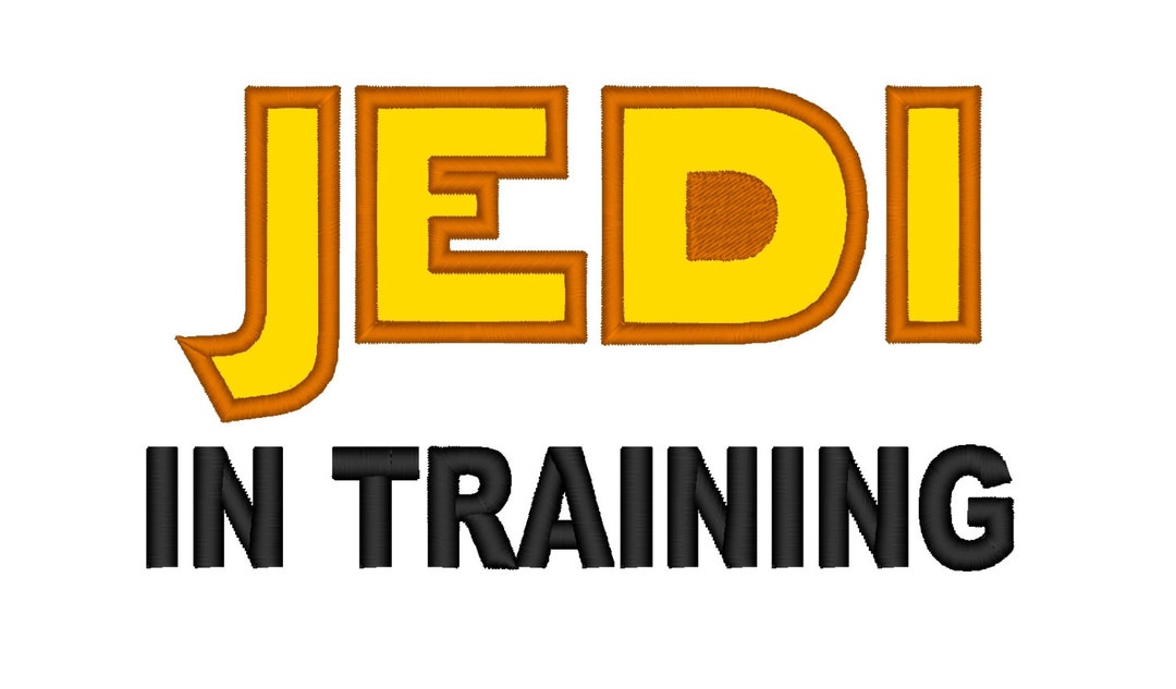 Jedi in Training Fill and Appliique . INSTANT DOWNLOAD. Machine ...