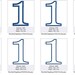Number One 1 Applique in 8 Sizes. INSTANT DOWNLOAD. Machine Embroidery ...