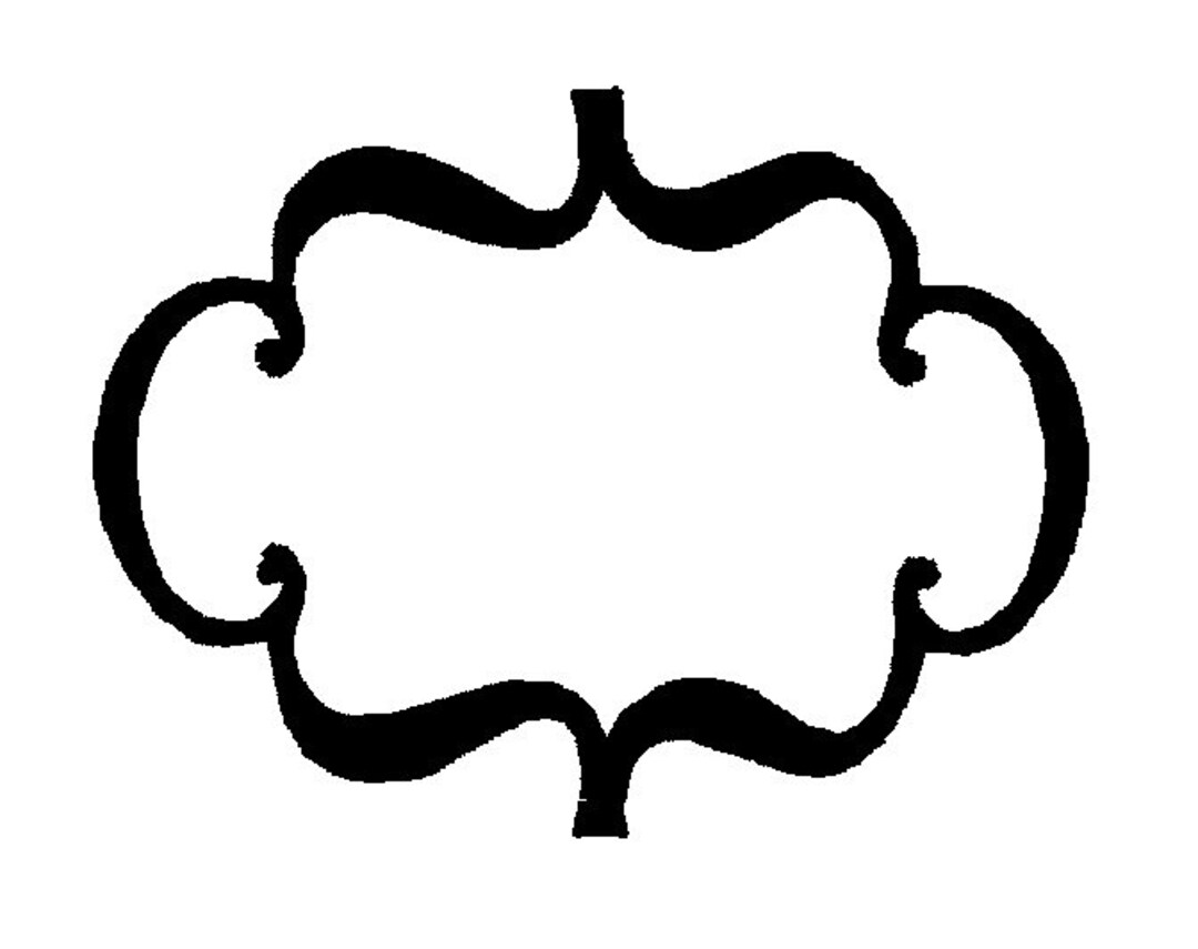 EKE Font Frame Border Applique & Outline. Instant Download Machine ...