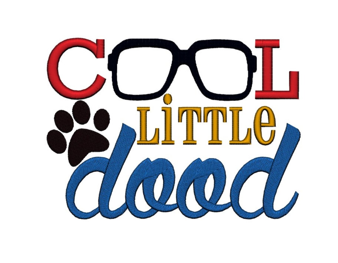 Cool Little Dood. INSTANT DOWNLOAD. Machine Embroidery Design Digitized ...