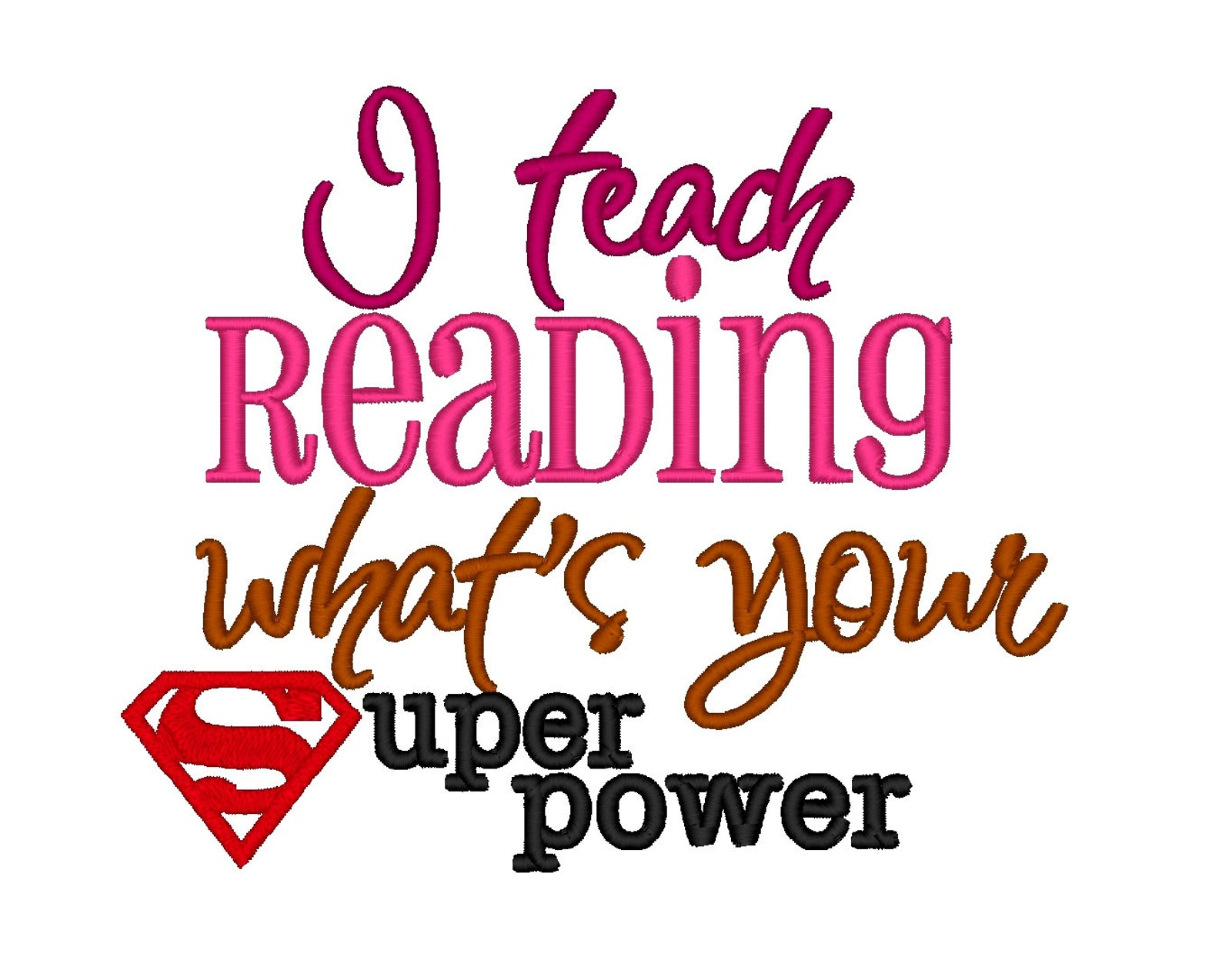 I Teach Reading Whats Your Superpower. INSTANT DOWNLOAD. - Etsy