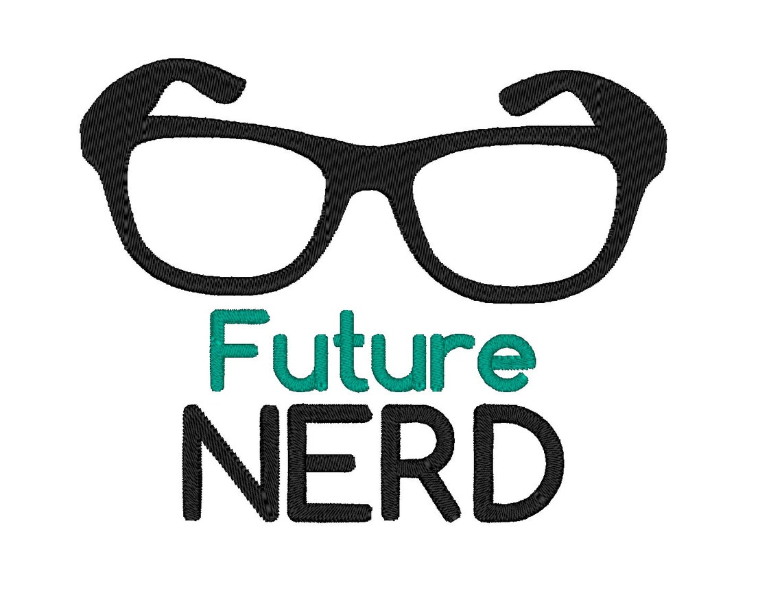 FUTURE NERD. INSTANT Download. Machine Embroidery Design | Etsy