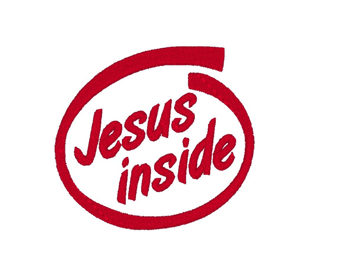 Jesus Inside. INSTANT DOWNLOAD Machine Embroidery Design - Etsy