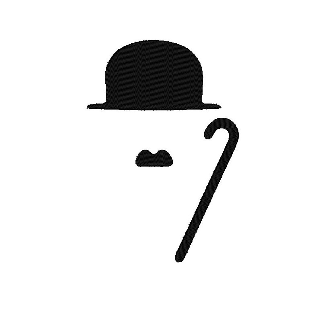 Charlie Chaplin FILL 6 Sizes Style Moustache Mustache and Walking Stick ...