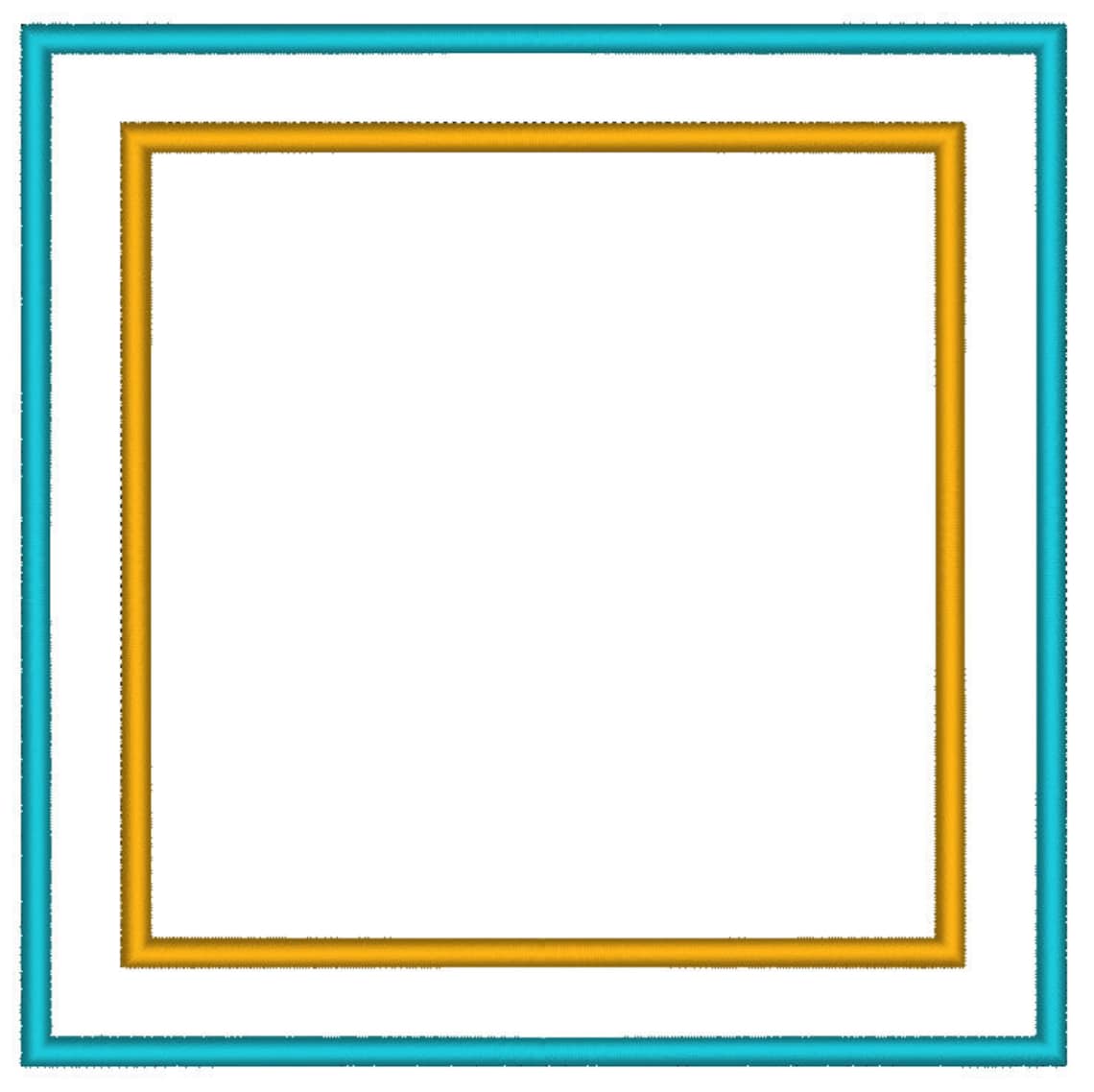 Double Square frame font border. INSTANT DOWNLOAD Machine | Etsy