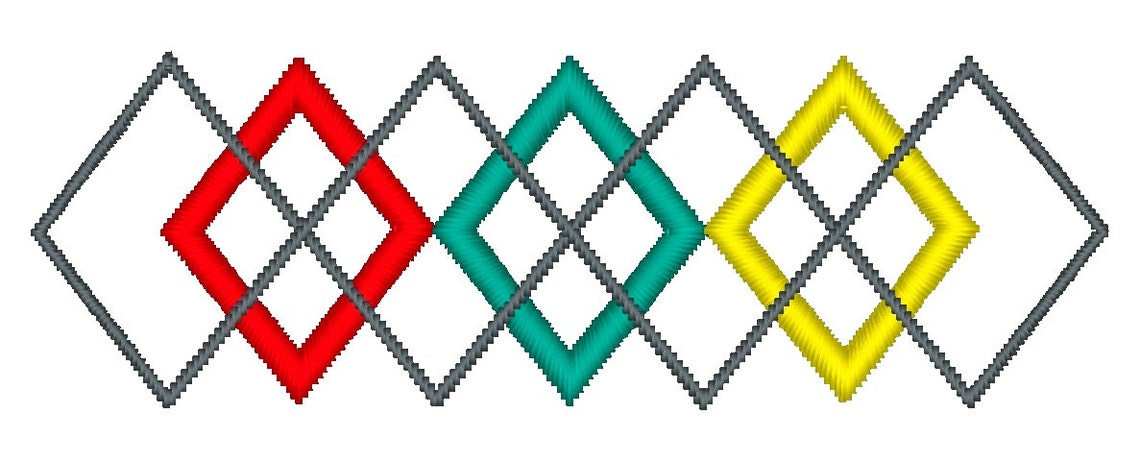 Argyle Pattern Fill & Applique. INSTANT DOWNLOAD Machine - Etsy