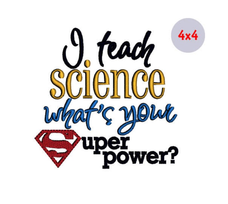 I Teach Science, Whats Your Superpower. INSTANT DOWNLOAD. Machine ...
