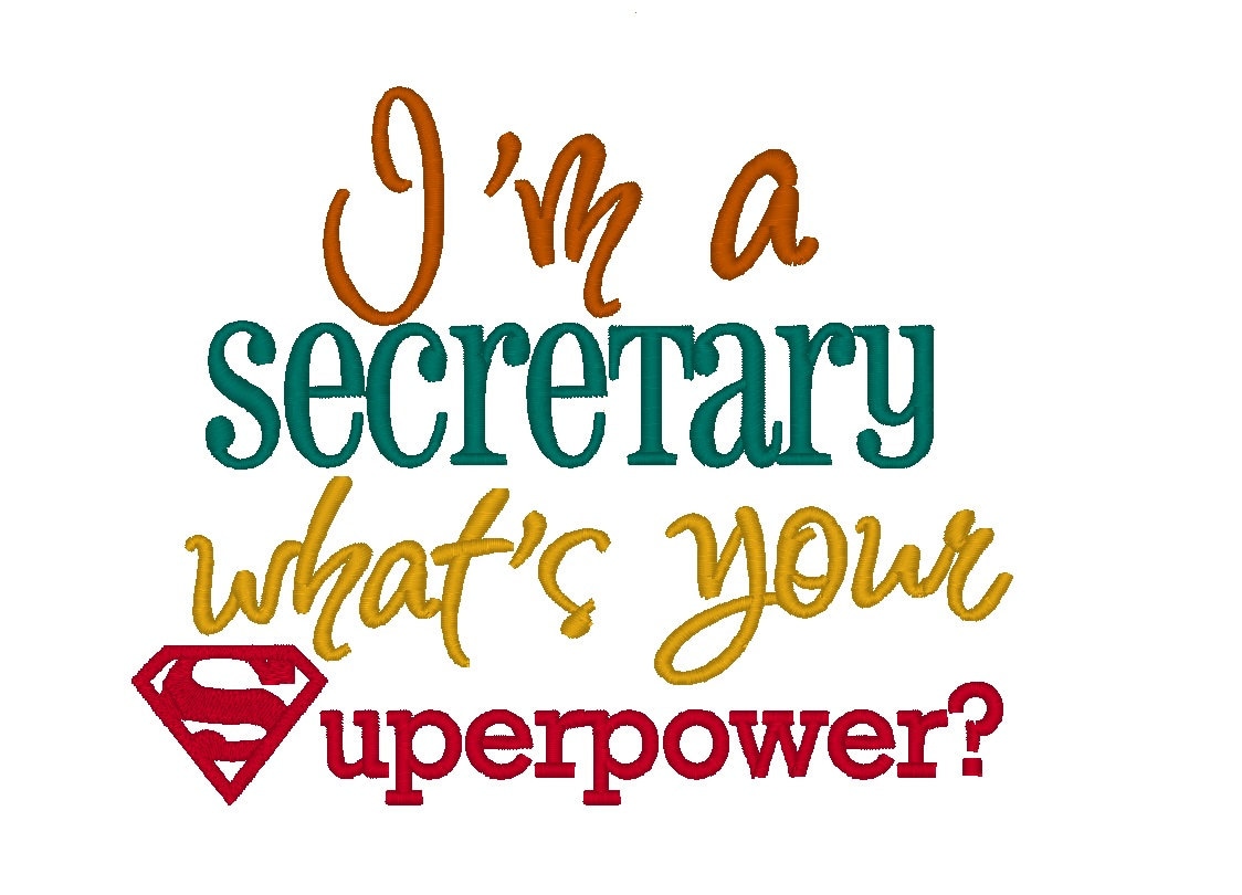 Super Secretary Clipart