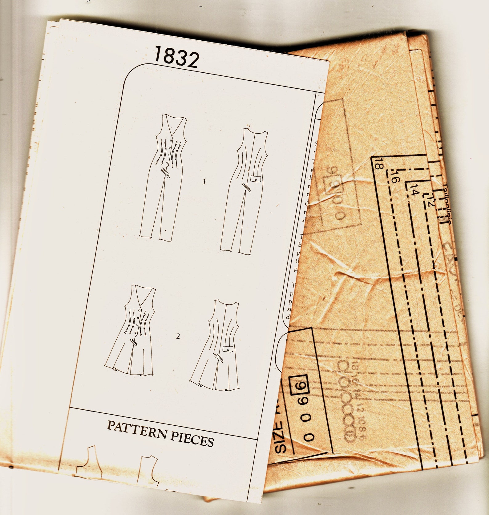 Retro STYLE Sewing Pattern 1832 Fitted Jumpsuit or Romper - Etsy