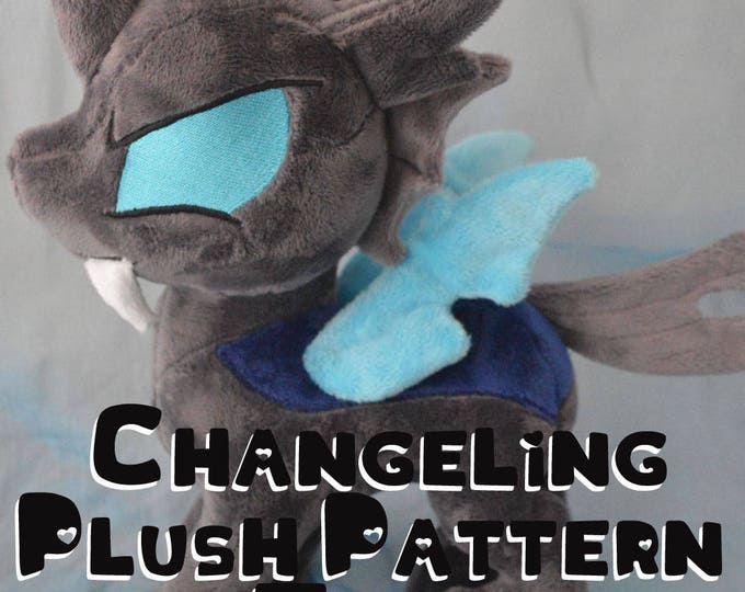 Changeling My Little Pony Plush Pattern and Tutorial Pack - Etsy
