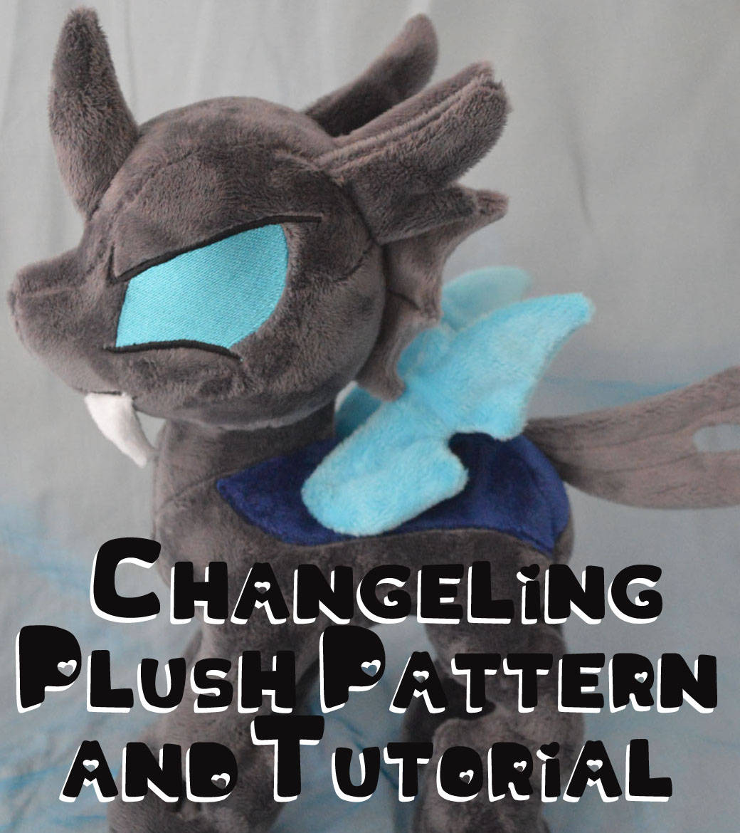 Changeling My Little Pony Plush Pattern and Tutorial Pack | Etsy