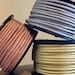 20 Feet: Metal Braided 3-wire Round Cord, Vintage Industrial Style Lamp ...
