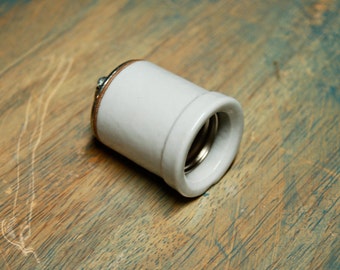 Two Sided Porcelain Light Socket Twin Lamp Holder Double | Etsy