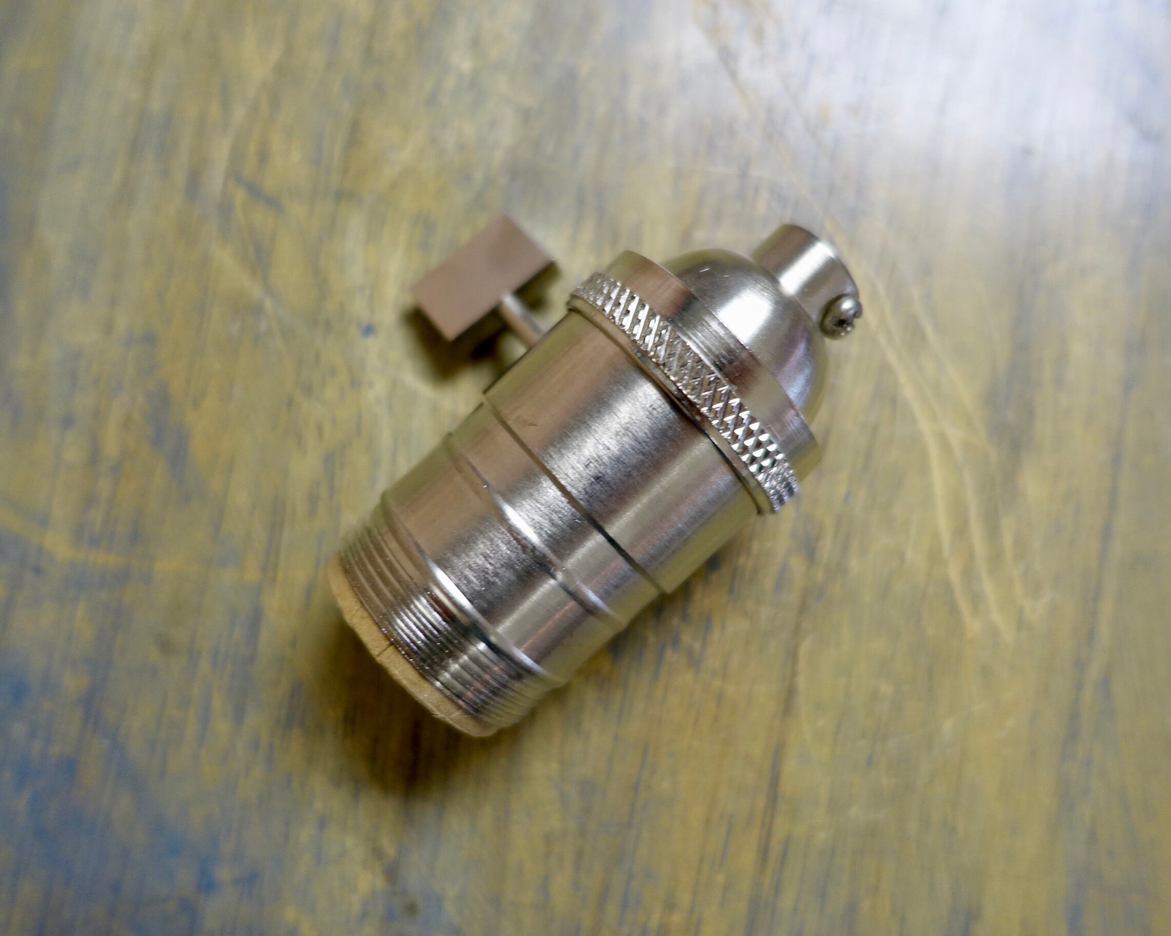 Uno Threaded Light Socket Solid Brass Vintage Knob Shade | Etsy Australia