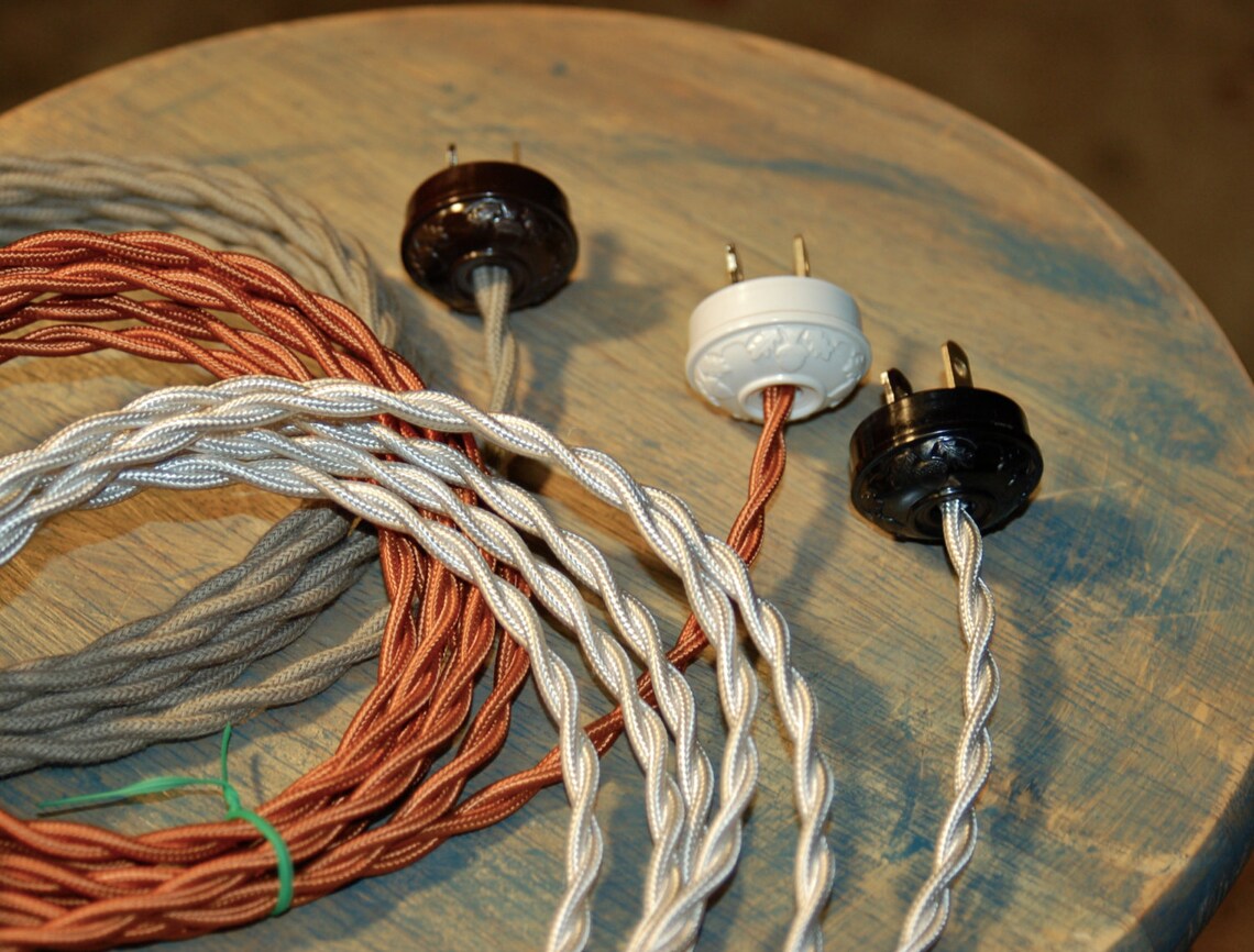 Vintage Style Acorn & Oak Electrical Plug Bakelite Replica - Etsy Australia