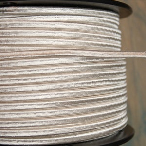 6 Feet: White 2-Wire Cloth Covered Cord Vintage Style Cloth | Etsy