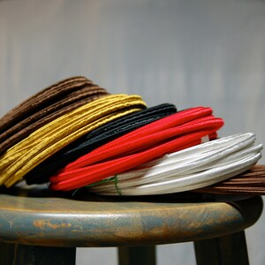 8 Feet of 2-wire Cloth Covered Cord & Plug, Vintage Style Cloth Lamp ...