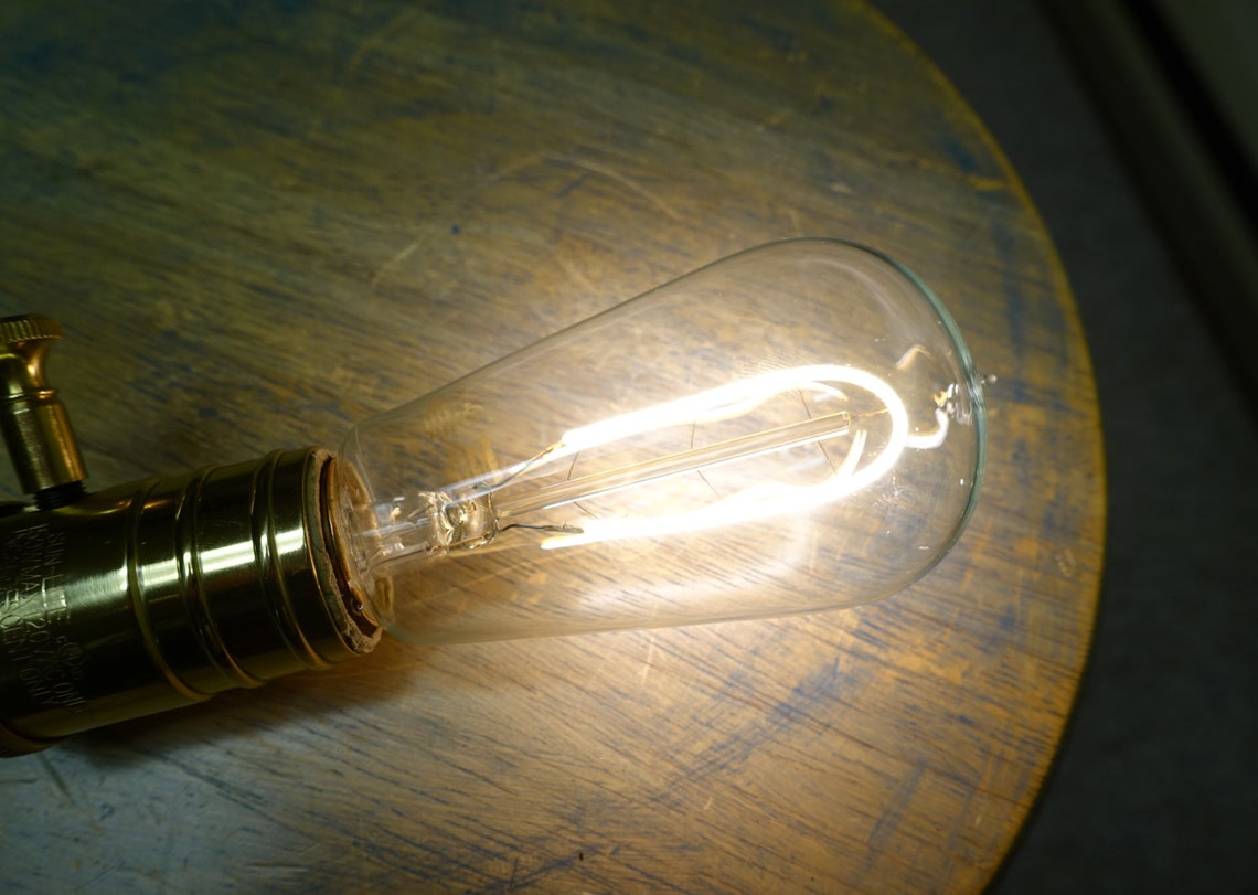 4 Pack: LED Edison Bulb ST18 4w/40w Equivalent Curved - Etsy