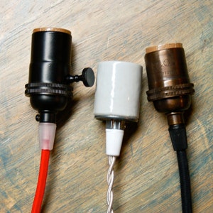 Strain Relief Piece (2 Pack), Threaded Cord Grip: Black White or Clear ...