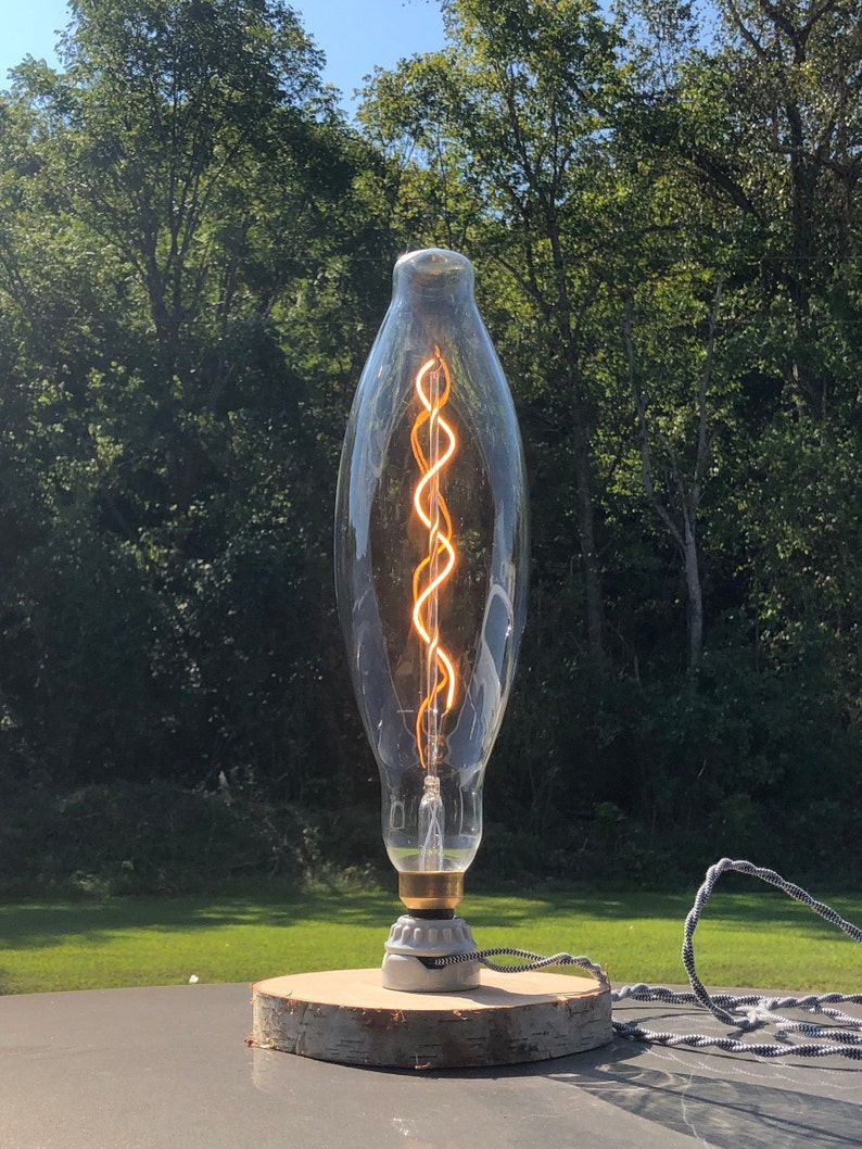 Grand Nostalgic Bulb Torpedo Shape 4w Oversized Long Edison - Etsy