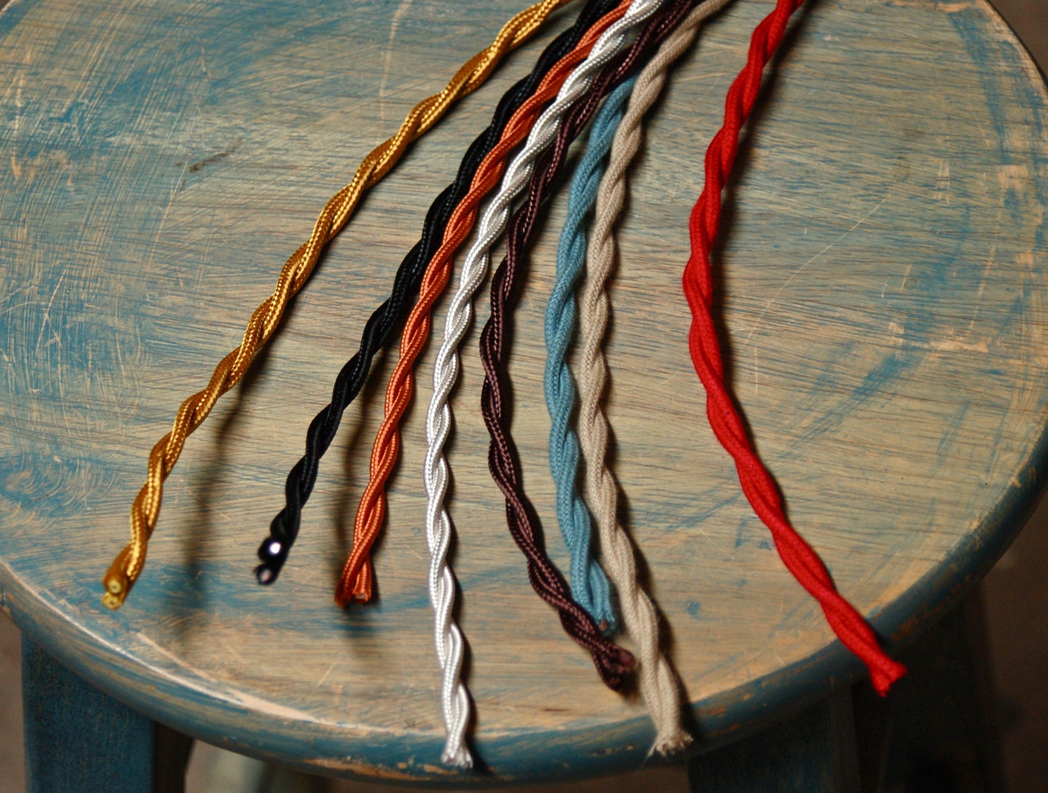 25 Feet Cloth Wire Free US Shipping 20 COLOR OPTIONS - Etsy