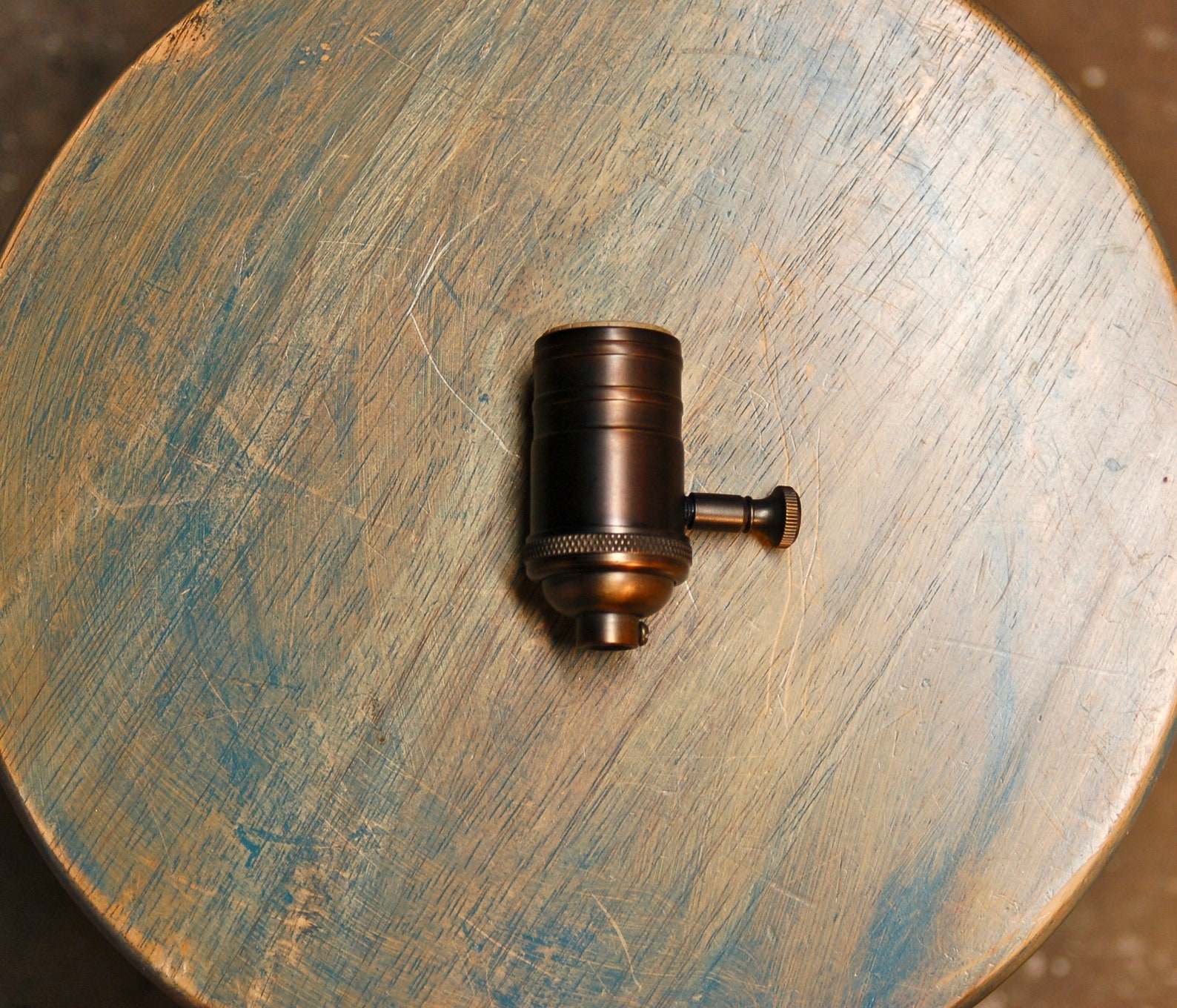 Solid Brass Dimmable Light Socket Full Range Turn Knob Dimmer - Etsy