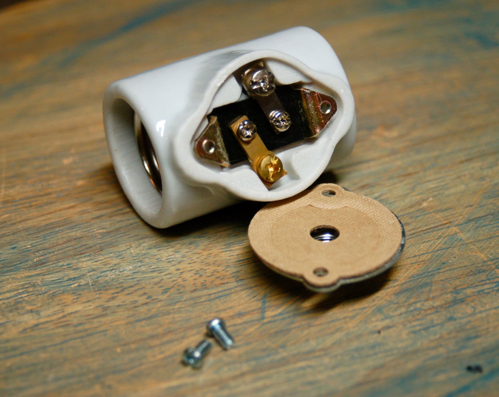 Two Sided Porcelain Light Socket Twin Lamp Holder Double - Etsy