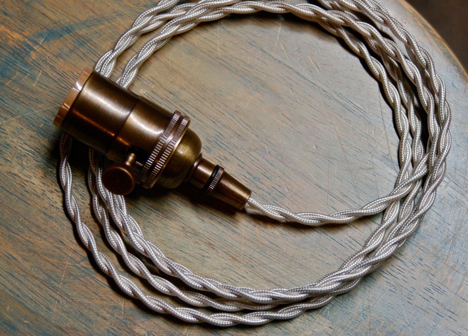 Metal Strain Relief Piece Threaded Cord Grip Great W/ Cloth - Etsy