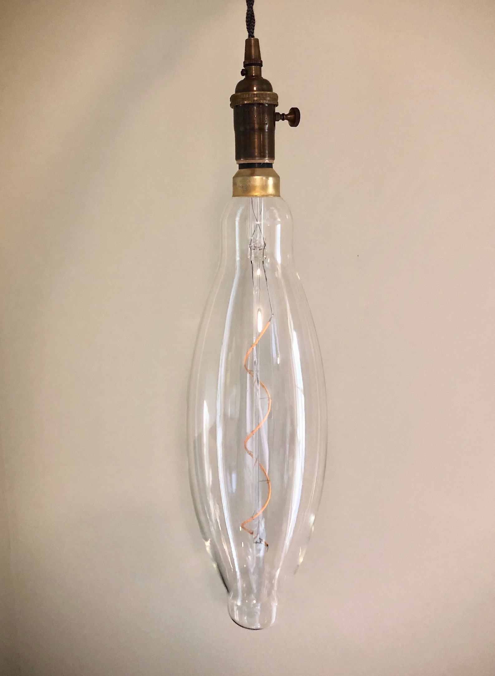 Grand Nostalgic Bulb Torpedo Shape 4w Oversized Long Edison | Etsy