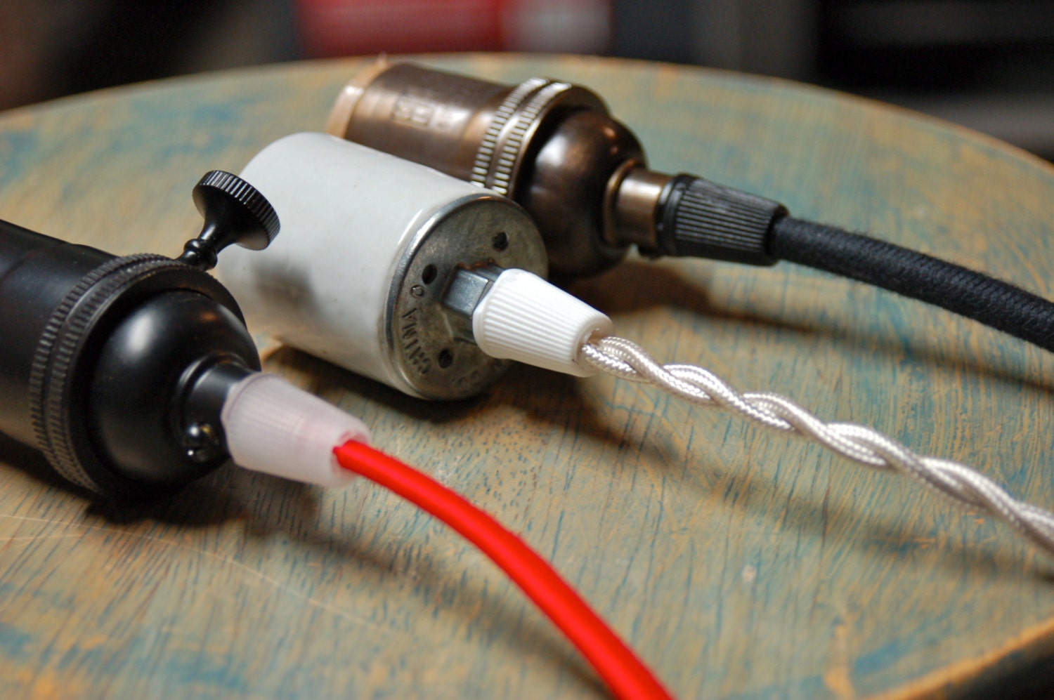 Strain Relief Piece 2 Pack Threaded Cord Grip: Black White | Etsy