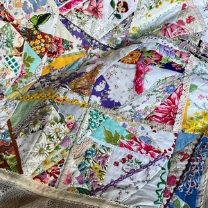 Vintage Hankie Quilt - Etsy
