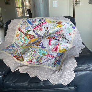 Vintage Hankie Quilt - Etsy